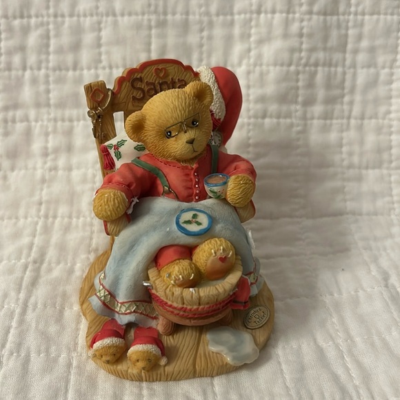 Cherished Teddies | Other | Cherished Teddies Santa Collectible Bear ...